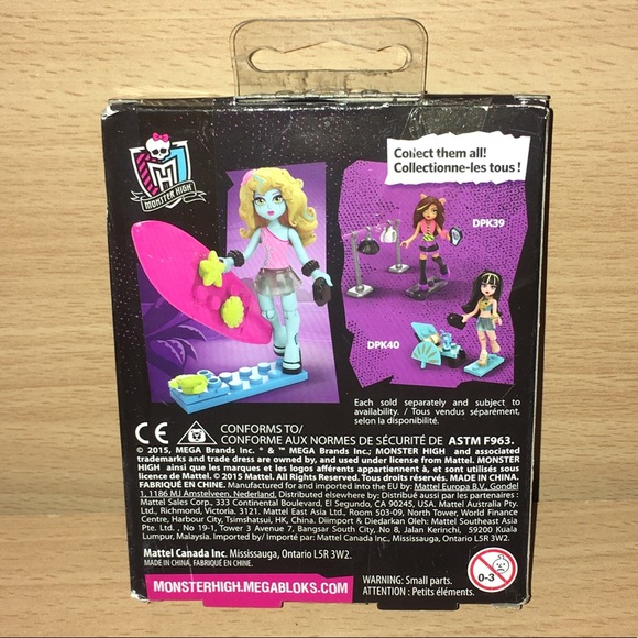 monster high | Toys | Lagoona Blue Monster High Mega Bloks Surfing Set ...